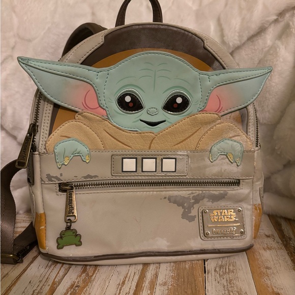 Loungefly | Accessories | Loungefly Baby Yoda Star Wars Backpack | Poshmark